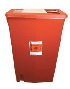 18 Gallon Red Sharps Container | Lighthouse Distributor Services