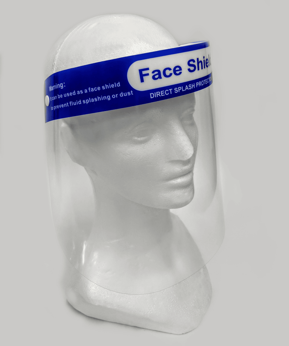 Full-Face, Clear Protective Face Shield | Lighthouse Distributor Services