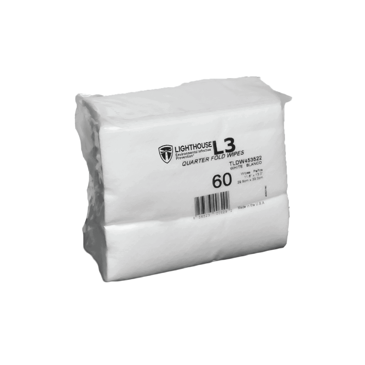 Lighthouse EIP L3 Quarterfold Wipes | Lighthouse Distributor Services