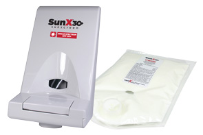 SunX® SPF30+ Sunscreen Pump Wall Dispenser and Refill | Lighthouse ...