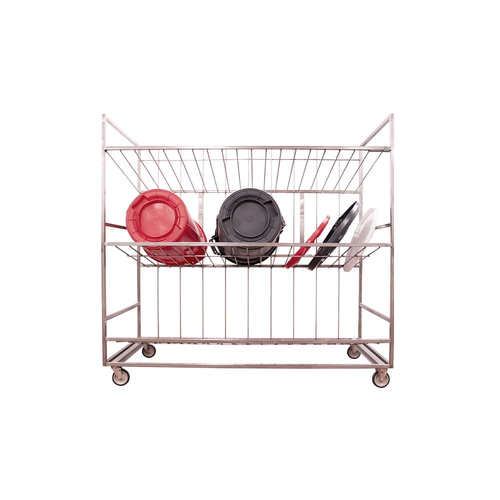 Stainless Steel Container Wash Rack | Lighthouse Distributor Services