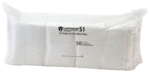 Lighthouse EIP Single-Use Microfiber Floor Cleaning System | Lighthouse Distributor Services
